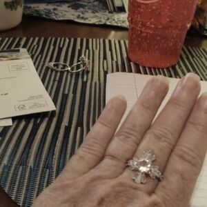 Bomb Party | Jewelry | Bomb Party Ring Rhodium Plated Lab Created Light ...